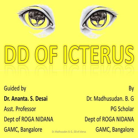 jaundice-(three types)- pre hepatic, hepatic , post hepatic | PDF