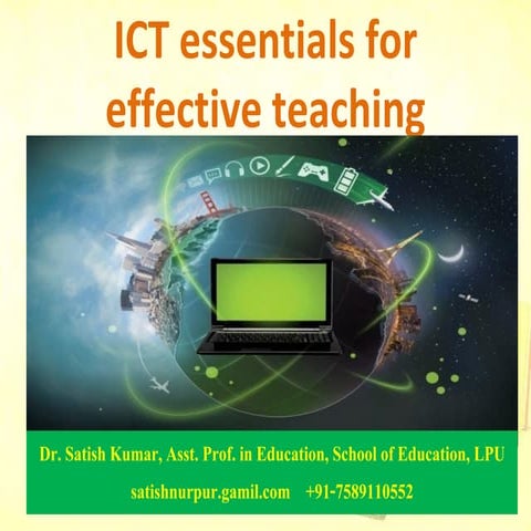 Ict essentials for effective teaching | PPT