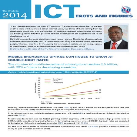 Ict facts figures2014-e (1) | PDF