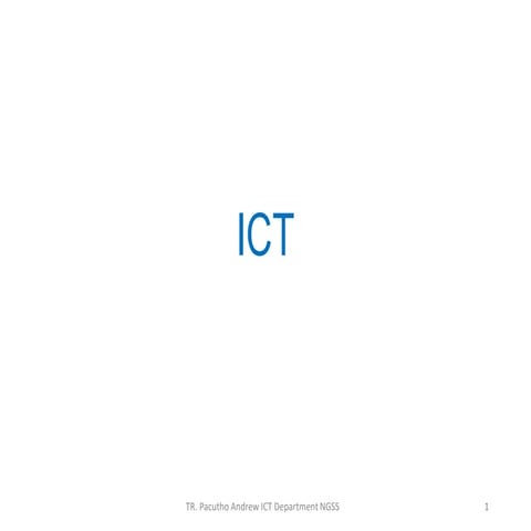 ICT for S1-Topic Two.pptx