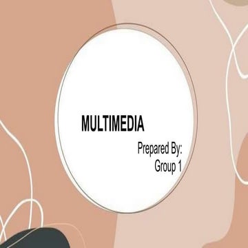 ICT Multimedia Presentation | PPTX