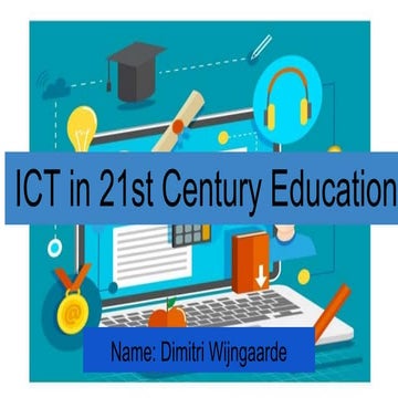 Ict in 21st century education | PPTX