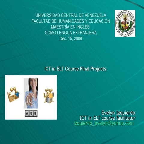 ICT in ELTCourse - Final Project | PPT