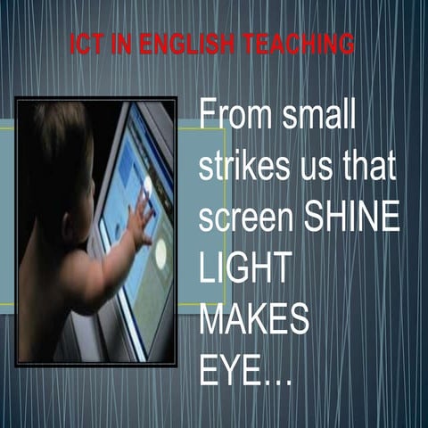Ict in english teaching | PPTX