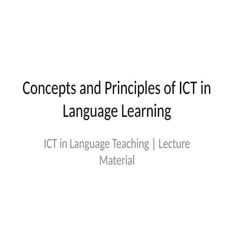 ICT_in_Language_Learningict-and-english-language-learning#17 | PPTX