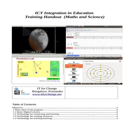 ICT integration in education : training handout (maths and science ...