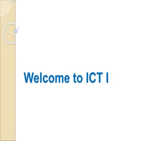 Ict I rules | PPTX