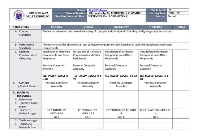 Computer Assembly and Disassembly Procedures_student.pptx
