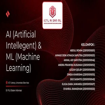 ICT Literacy Artificial inytelegence and machine leraning.pptx