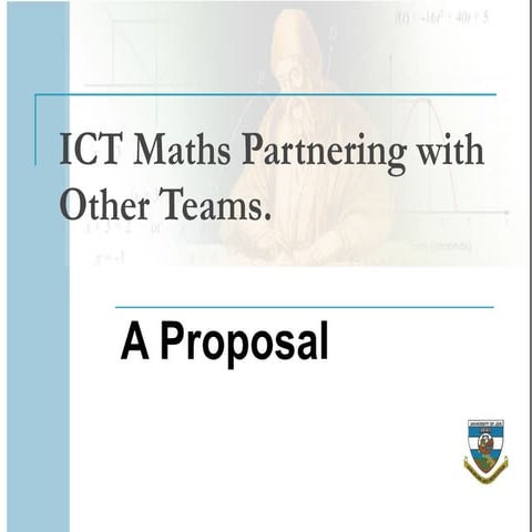 Ict Maths Partnering With Other Teams Sept 09 | PPT