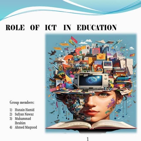 Information and communication technology, role in education | PPTX