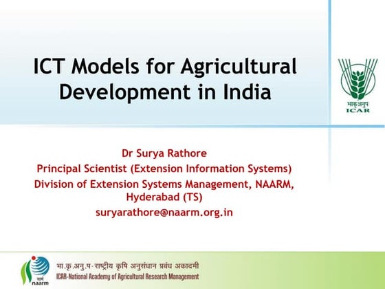 AGRICULTURE KNOWLEDGE INFORMATION SYSTEM | PPT