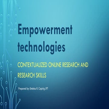 Empowerment technologies quarter 1 Module 4 | PPTX