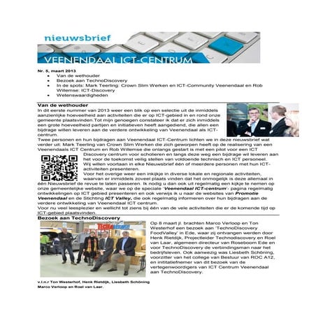 Ict nieuwsbrief nr 5 maart 2013 | PDF