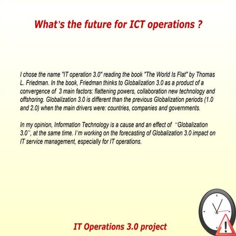 Ict Operations 3.0 Overview Eng 03 | PPT
