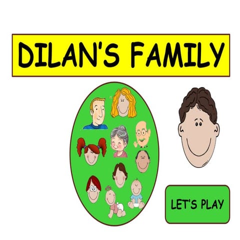ICT PPT TEACHING EXAMPLE about family members | PPTX