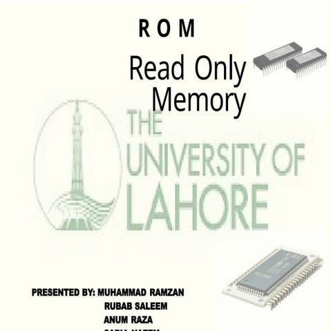 ROM and its types ICT presentation by muhammad ramzan | PPTX