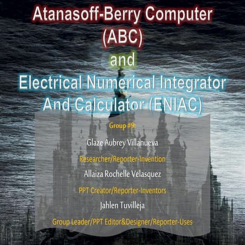 History of Computers: ABC and ENIAC | PPTX