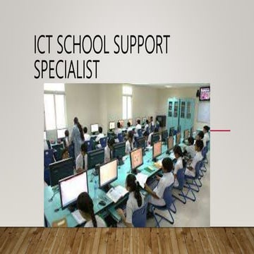 Ict school support | PPT