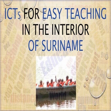 ICTs for easy teaching | PPTX