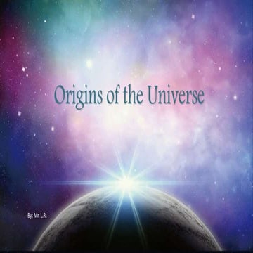 Origins of the Universe | PPTX
