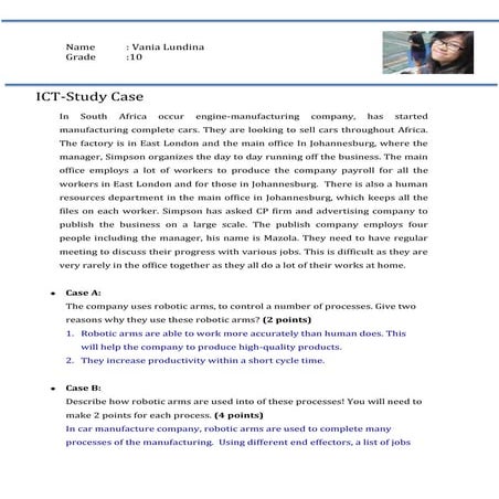 Ict study case | PDF