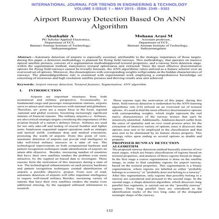 Airport Runway Detection Based On Ann Algorithm Pdf 9565