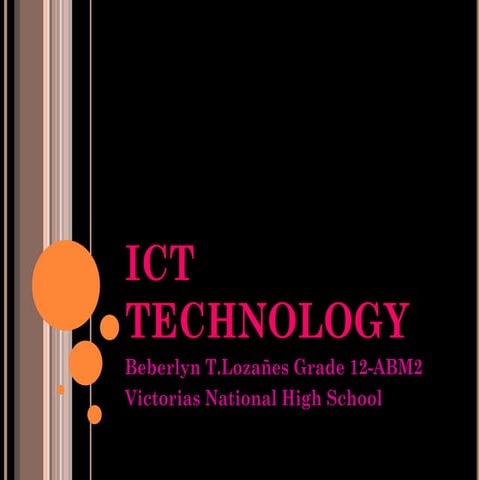 Ict technology | PPT