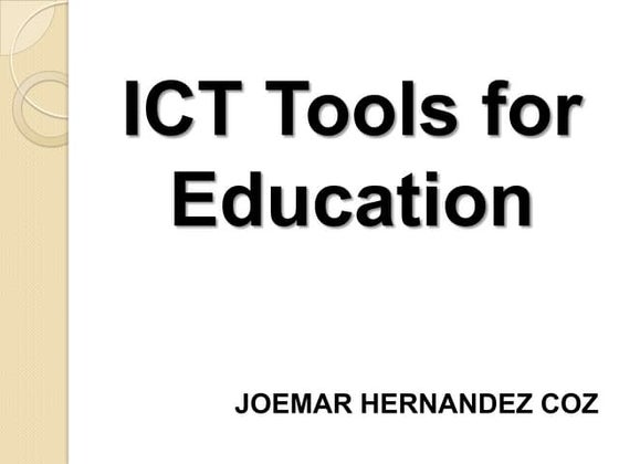 Tools Of ICT | PPT