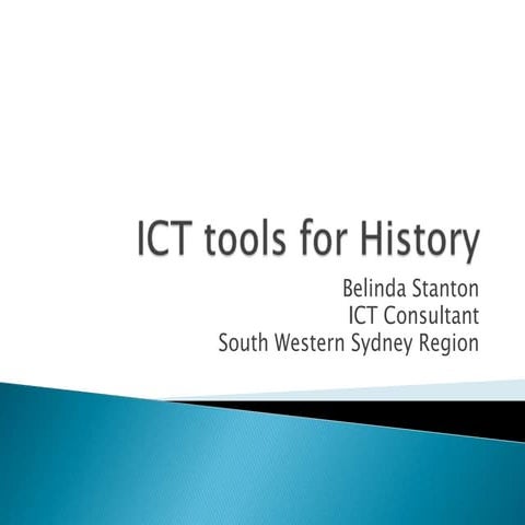 ICT tools for History | PPTX