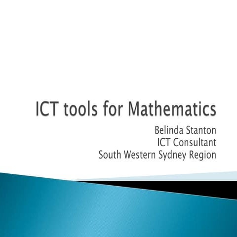 ICT tools for Maths | PPTX