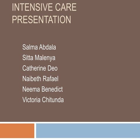 ICU @ ACUTE HEART FAILURE.ppt and a document | PPTX