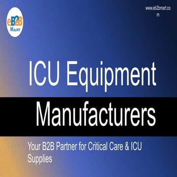 Complete ICU Equipment List | Machine Used in ICU | Presentation by ...