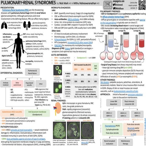 Pulmonar Renal Syndrome | PDF
