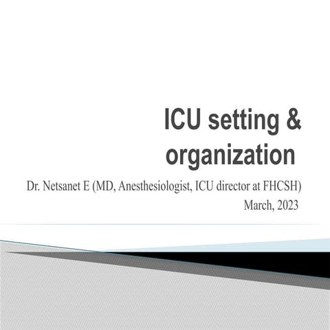 ICU (Intensive Care Unit) | PDF