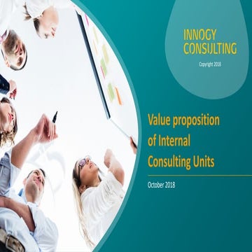 Internal Consulting Units: Support for Changing Industries | PPT