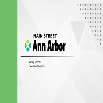 Ann Arbor Main Street Downtown - ICV 2024 | PDF