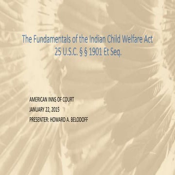 Indian Child Welfare Act - Summarized | KEY
