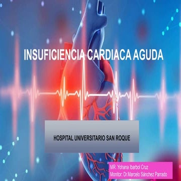 insuficiencia cardiaca Aguda Definición y síntomas | PPTX