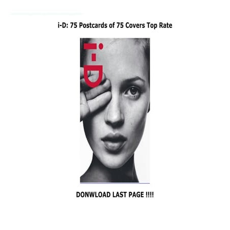 i-D: 75 Postcards of 75 Covers Top Rate | PPT