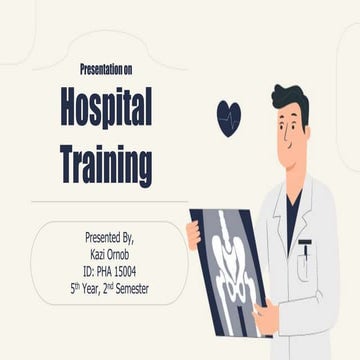 Hospital Training at 250 Bedded General Hospital, Tangail. | PPT