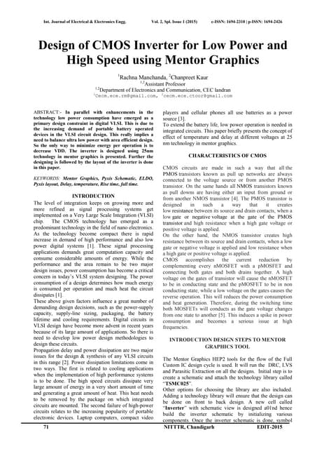 Implementation of D Flip Flop using CMOS Technology | PDF | Physics ...