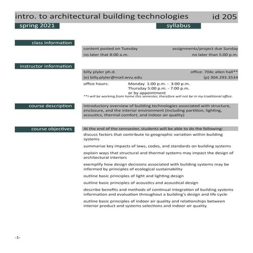 FYE 100 - A0ZR Syllabus | PDF