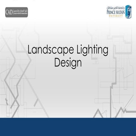 ID342 - Lighting .pptx.pdf landscape lighting design | PDF