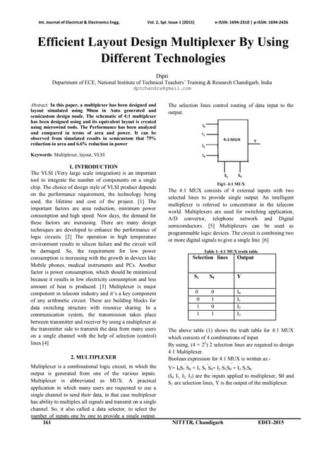 8 x 1 mux using 4x1 and 2x1 multiplexer | PPTX