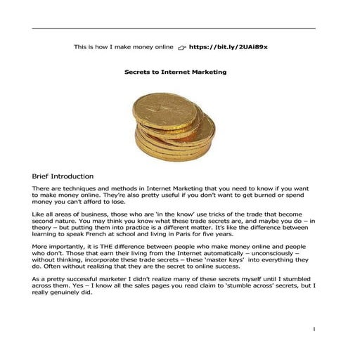 Marketing secrets unlocked | PDF