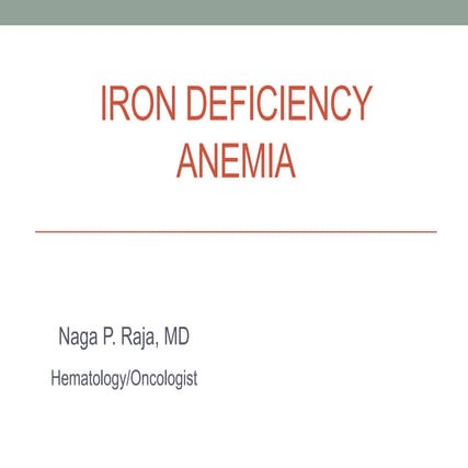 Iron deficiency anemia management, risk factors, physiology of iron ...