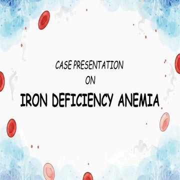 Iron Deficiency Anemia-Case Presentation.pdf