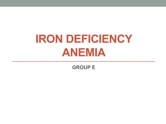 Haematinics | PPT