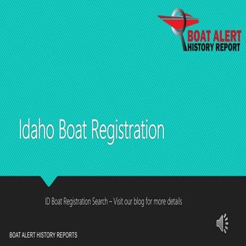 Idaho boat registration | PPTX